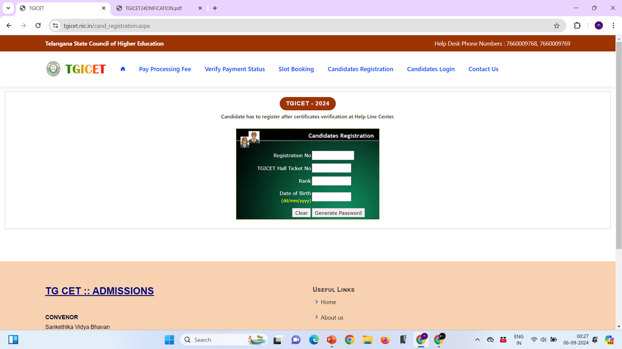 TSICET Web Options Process|TSICET Counselling Process 2024|TSICET Weboptions|TSICET Options ...